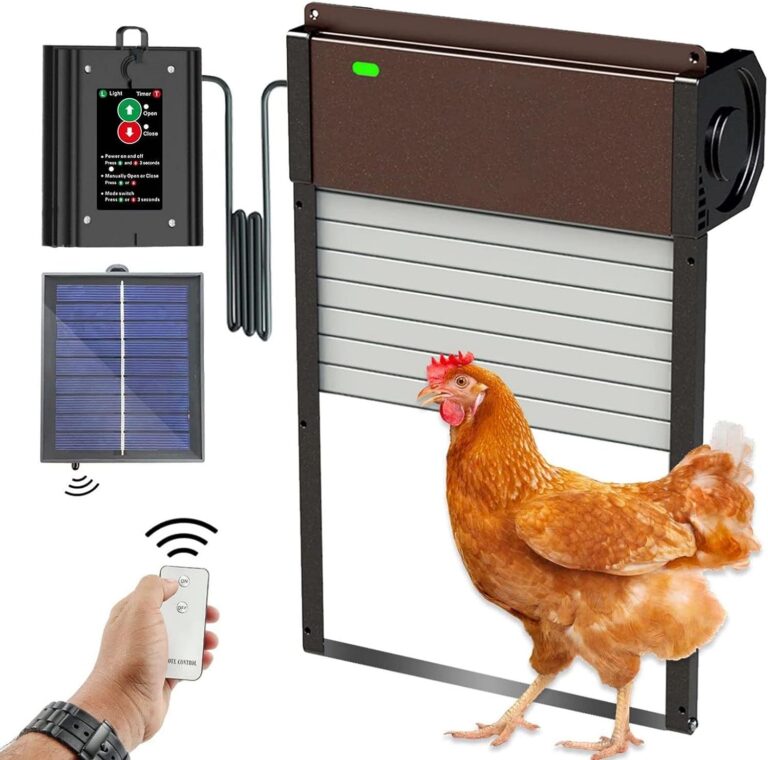 Hamuti Automatic-Chicken-Coop-Door-Solar Review - Mobile chicken Pens